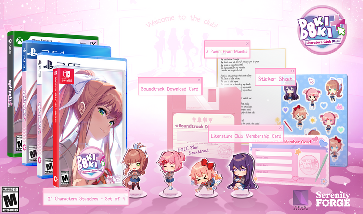 Doki Doki Literature Club Plus! - Premium Physical Edition – Serenity ...