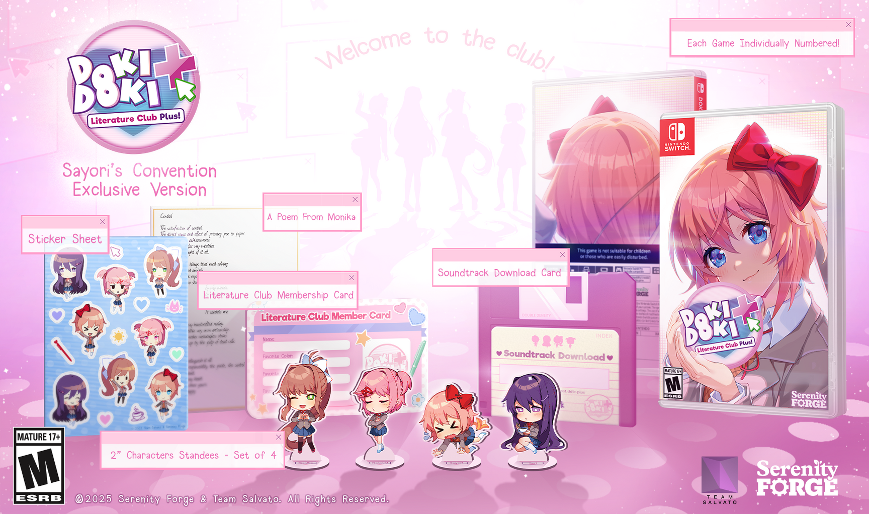 Doki Doki Literature Club Plus! - Sayori’s Convention Exclusive Versio ...