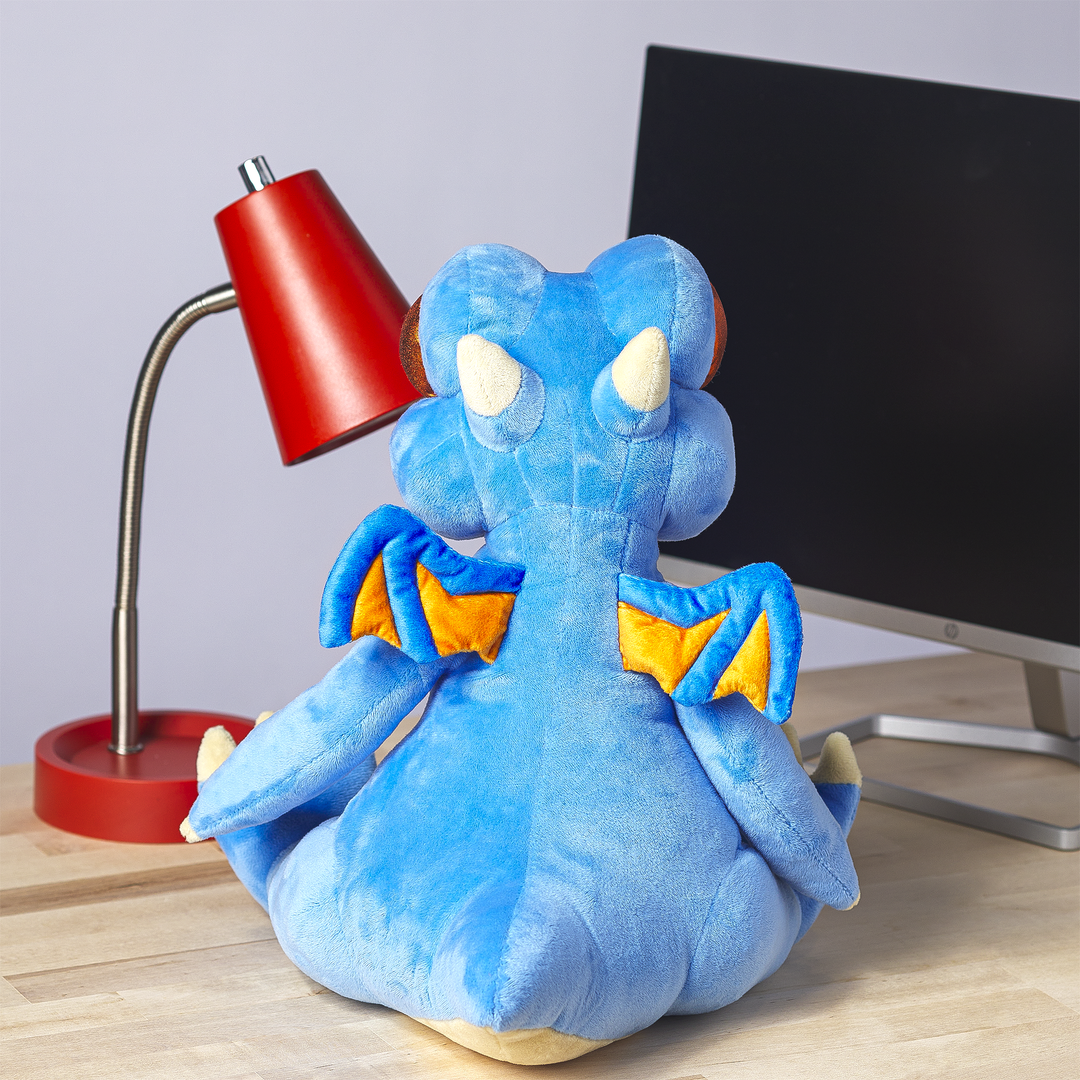 Bluey the Dragon Plushie – Serenity Forge Store