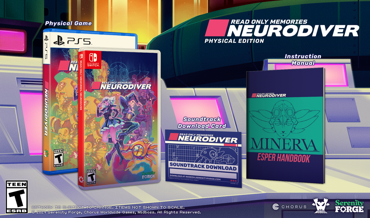 Read Only Memories: NEURODIVER - Physical Edition – Serenity Forge Store