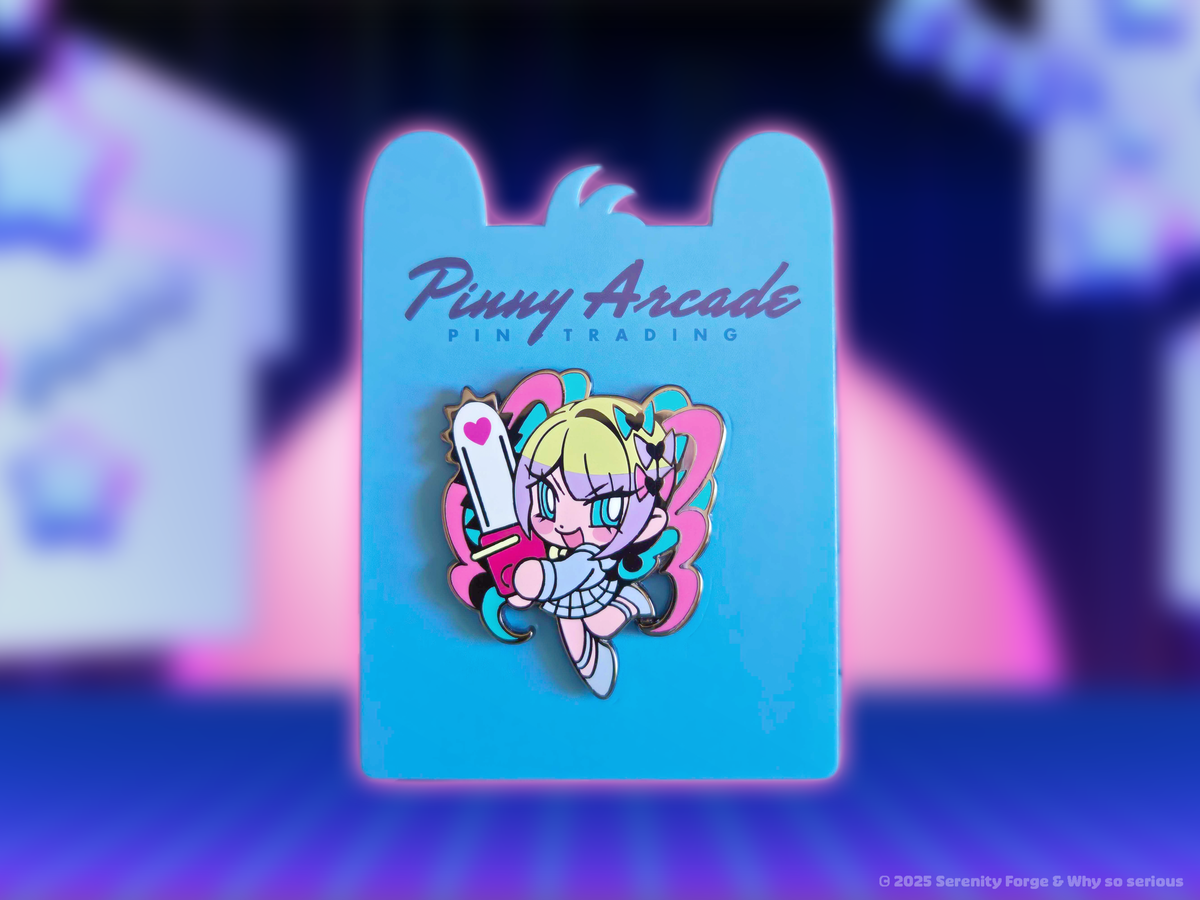 Pinny Arcade - Chainsaw Angel Pin – Serenity Forge Store
