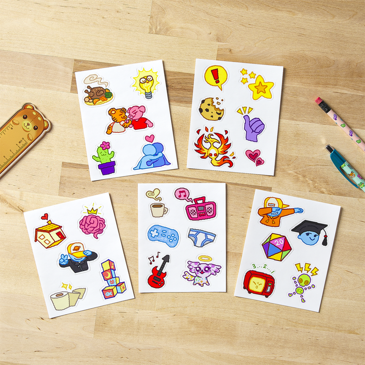 Unpacking Sticker Sheet Set – Serenity Forge Store