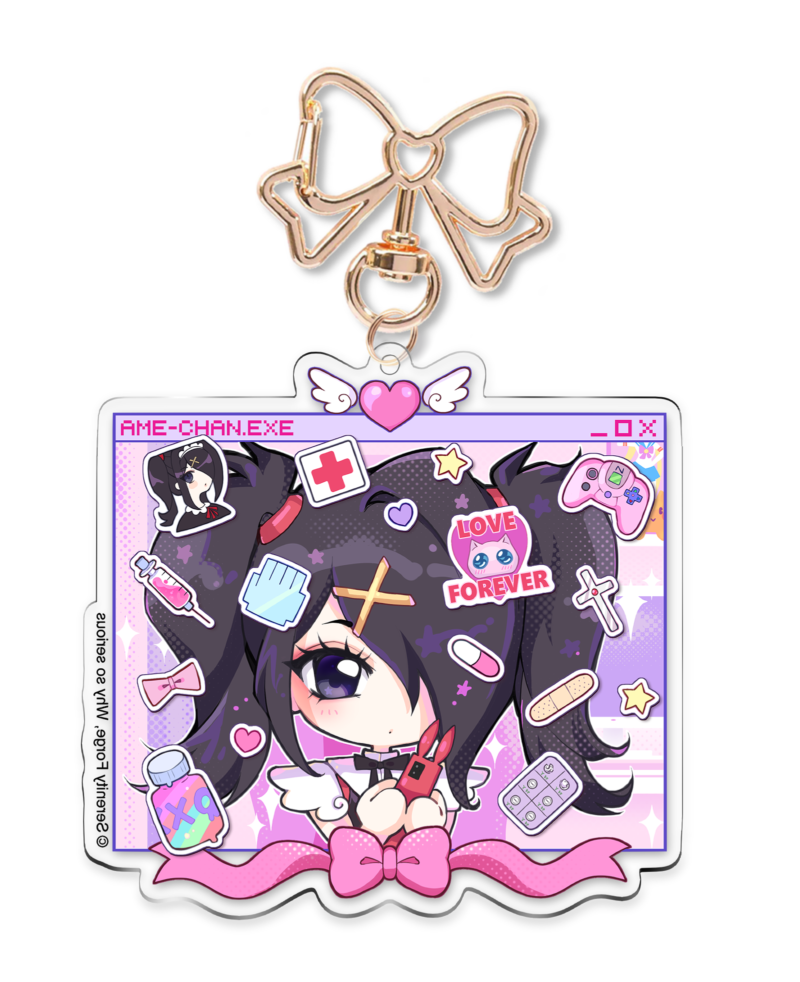 OIS X NEEDY STREAMER OVERLOAD - ACRYLIC KEYCHAIN – Serenity Forge Store