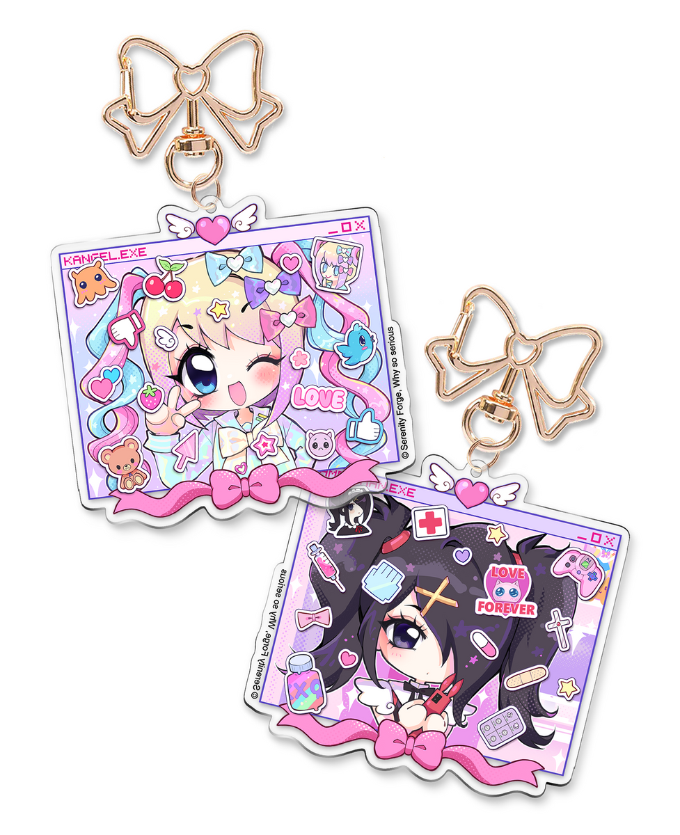 OIS X NEEDY STREAMER OVERLOAD - ACRYLIC KEYCHAIN – Serenity Forge Store