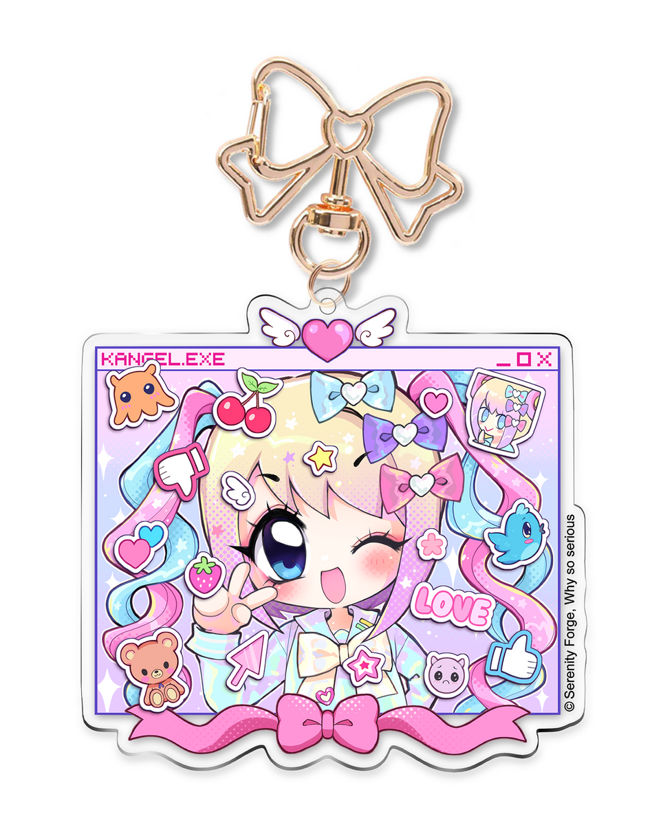 OIS X NEEDY STREAMER OVERLOAD - ACRYLIC KEYCHAIN – Serenity Forge Store