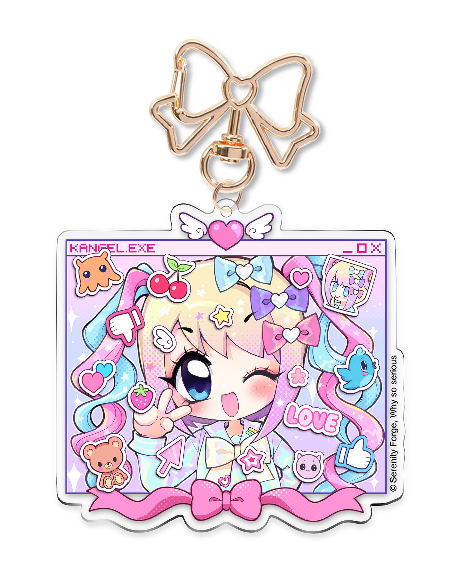 OIS X NEEDY STREAMER OVERLOAD - Acrylic Keychain – Serenity Forge Store