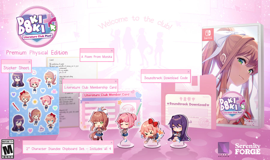 Doki Doki Literature Club Plus! - Premium Physical Edition – Serenity ...
