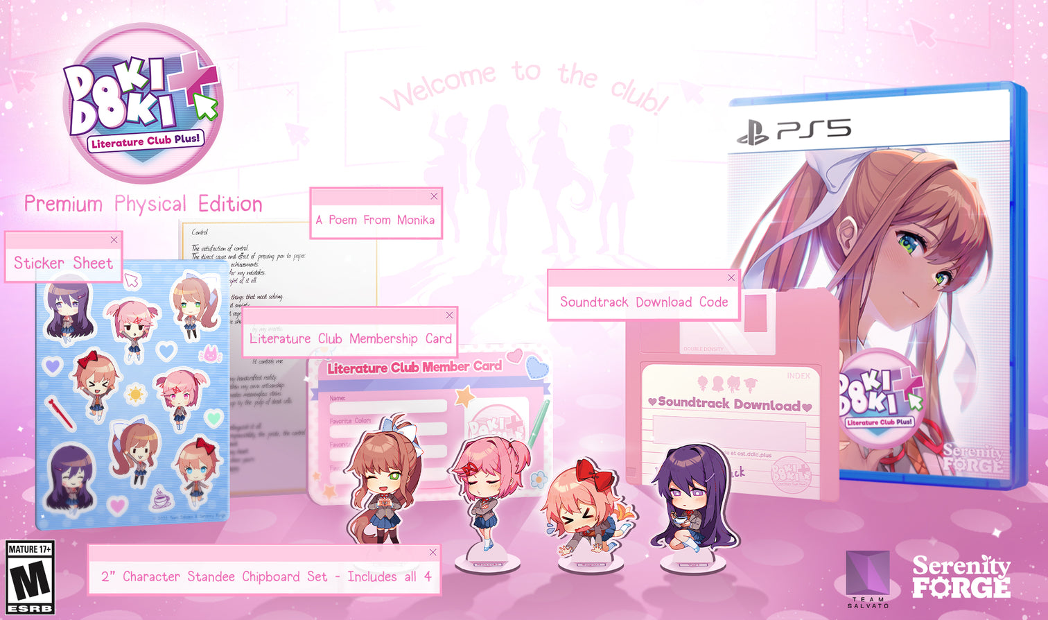 Doki Doki Literature Club Plus! - Premium Physical Edition – Serenity ...