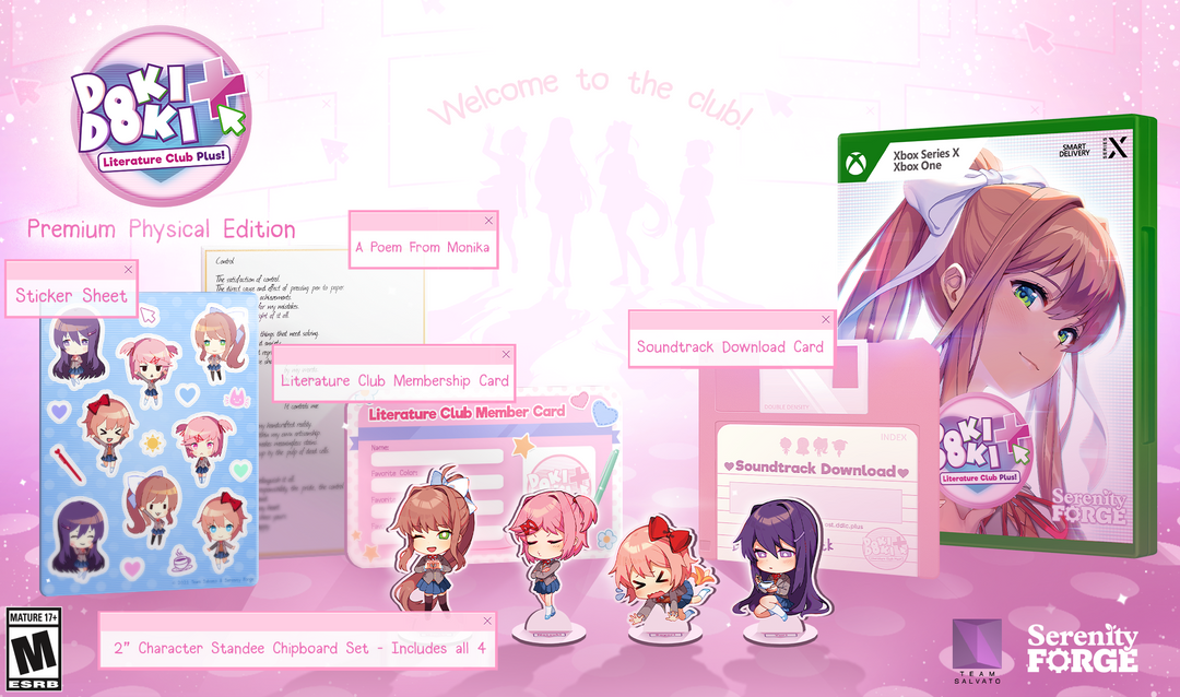 Doki Doki Literature Club Plus! - Premium Physical Edition – Serenity ...